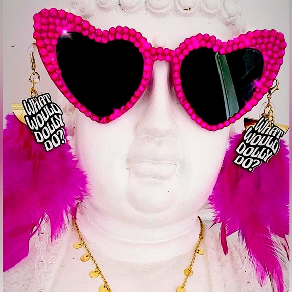 Accessories | What Would Dolly Do Hot Pink Sunglasses Dolly Parton ...